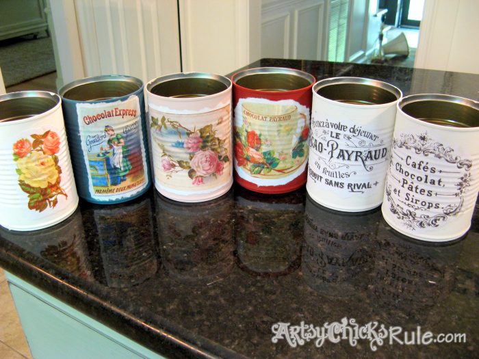 Simple Tin Can Crafts (perfect for gift giving!) - Artsy Chicks Rule®