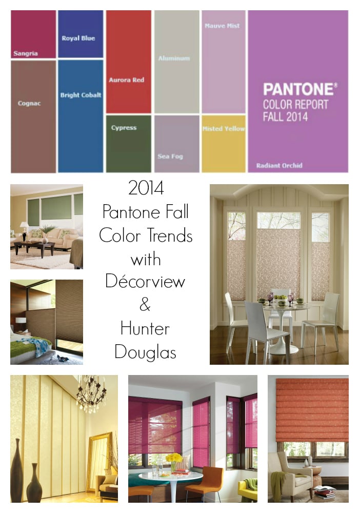 Fall Color Trends 2014 {Décorview and Hunter Douglas} - Artsy Chicks Rule®