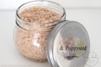 Two Simple DIY Salt Scrub Recipes (you can make!) - Artsy Chicks Rule®