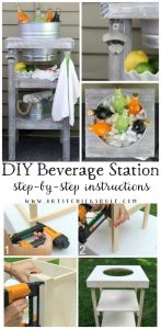 DIY Beverage Station Tutorial (perfect for outdoor entertaining ...