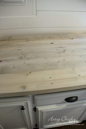 How To Make A DIY Wood Countertop (easier than you thought!) - Artsy ...