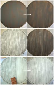 French Country Clock Face Table (free printable to make your own ...