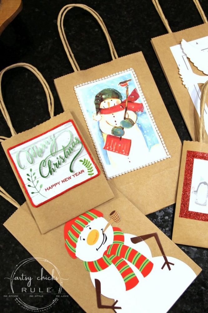 Christmas Cards Repurposed (tons of ideas!) - Artsy Chicks Rule®