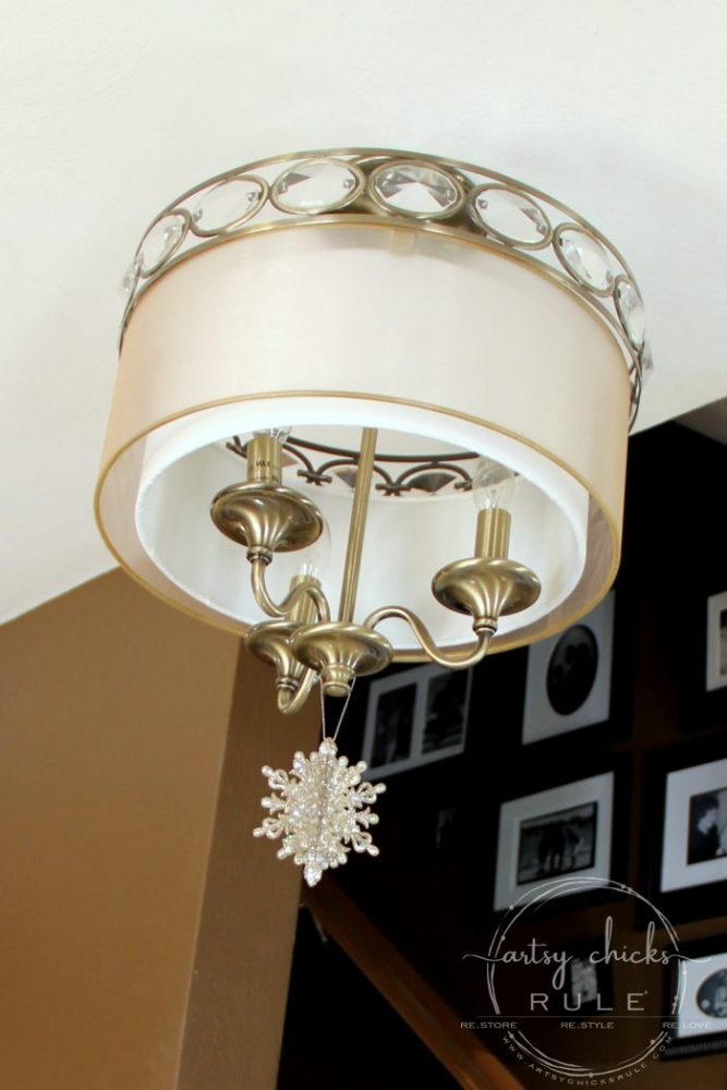 How To Paint Light Fixtures (update without taking them down!) - Artsy ...