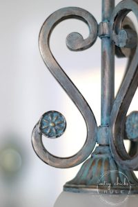 How To Paint Light Fixtures (update without taking them down!) - Artsy ...