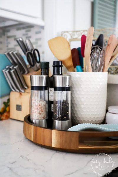 DIY Coastal Kitchen Makeover Reveal (full remodel!!!) - Artsy Chicks Rule®