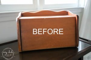 Repurposed Bread Box - Take Two - Artsy Chicks Rule®