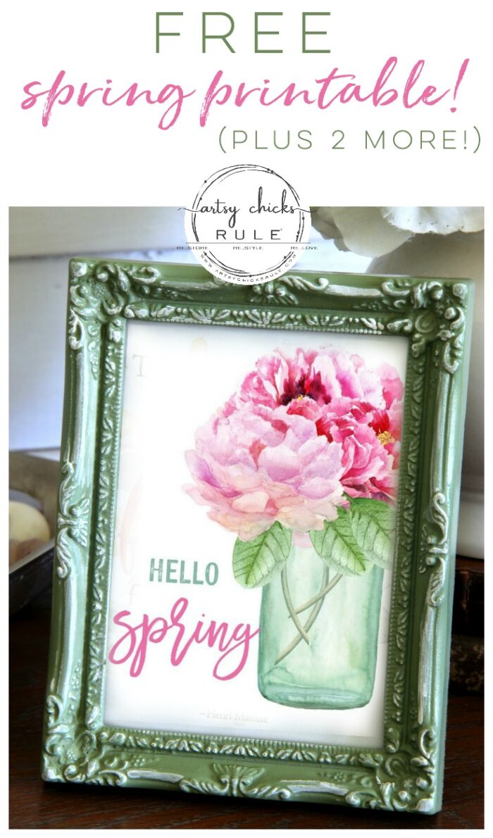 Floral Printables For Spring (free download!) - Artsy Chicks Rule®