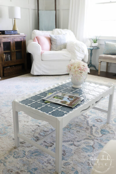 How To Tile A Table Top (or other furniture & decor, the easy way ...