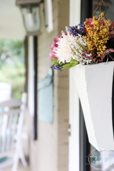 Fall Floral Bucket (a thrifty makeover for fall!) - Artsy Chicks Rule®