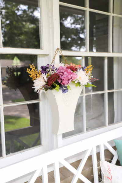 Fall Floral Bucket (a thrifty makeover for fall!) - Artsy Chicks Rule®