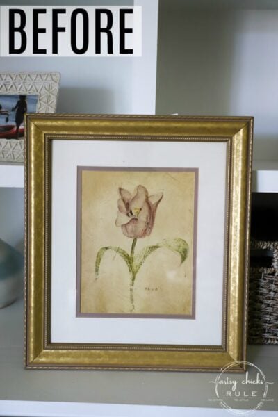 Picture Frame Makeover (and some fun news!!) - Artsy Chicks Rule®