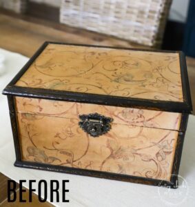 Decoupage with Tissue Paper Makeover - Artsy Chicks Rule®