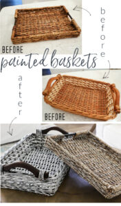 Thrifted Basket Makeover Ideas - Artsy Chicks Rule®