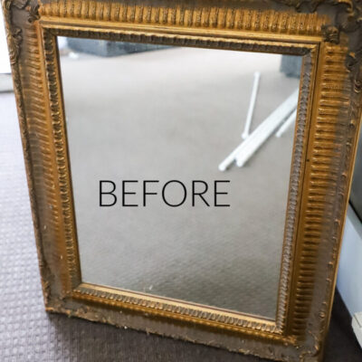 Mirror Word Art (update those old mirrors!!) - Artsy Chicks Rule®