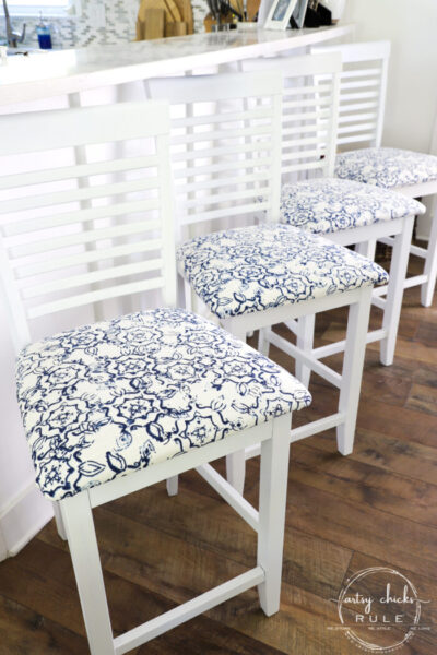 Bar Stool Makeover - Artsy Chicks Rule®