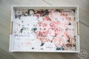 Decoupage Tissue Paper Tray - Artsy Chicks Rule®