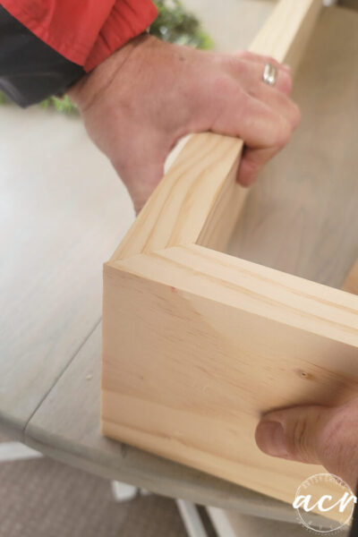 DIY Wood Mantel (simple to make!) - Artsy Chicks Rule®