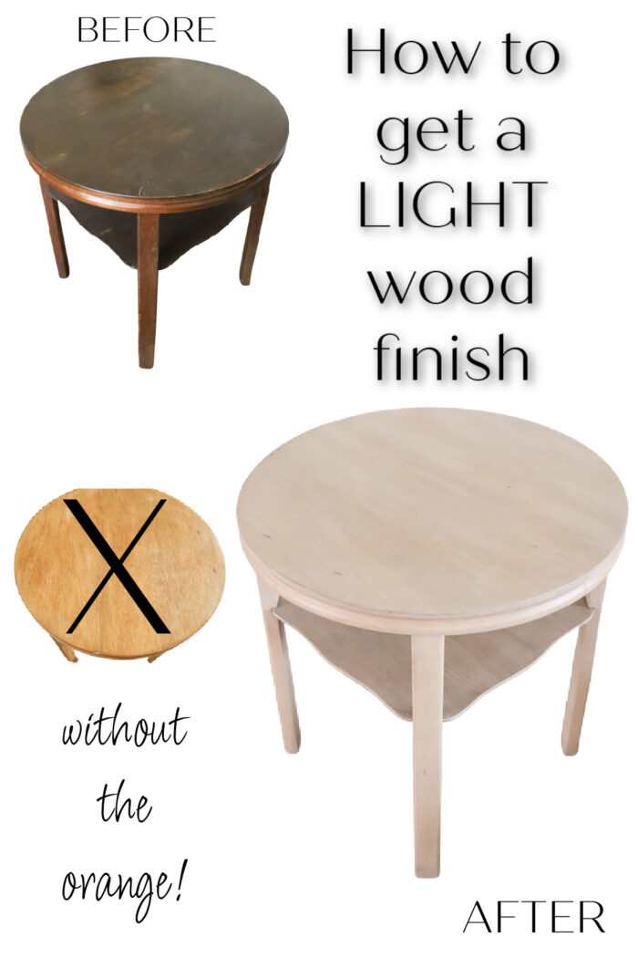 Easy DIY Light Wood Finish - Artsy Chicks Rule®