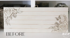 Spring Sign With Printable - Artsy Chicks Rule®