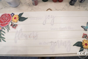 Spring Sign With Printable - Artsy Chicks Rule®