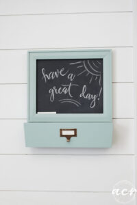 Make A Chalkboard (Message Board Makeover) - Artsy Chicks Rule®