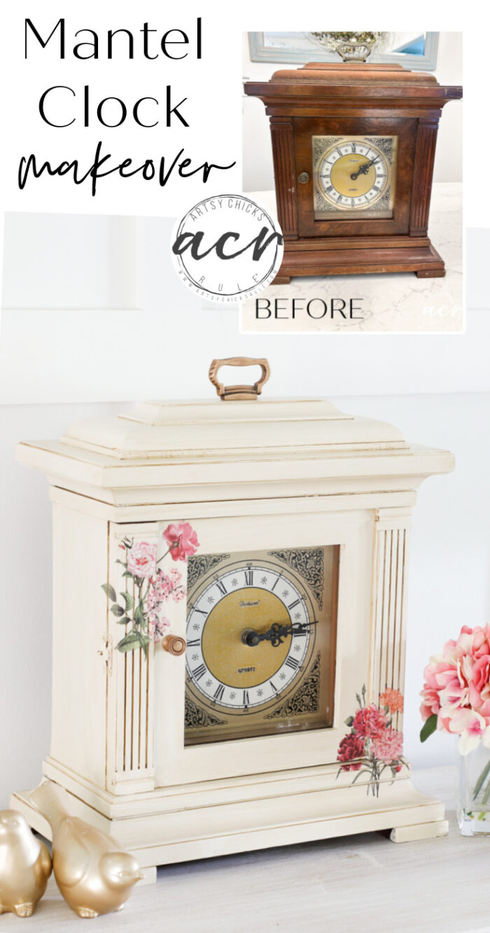 Mantel Clock Makeover - Artsy Chicks Rule®