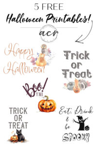 5 Free Halloween Printables For You! - Artsy Chicks Rule®