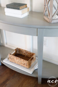 How To Paint A Console Table (to add interest) - Artsy Chicks Rule®