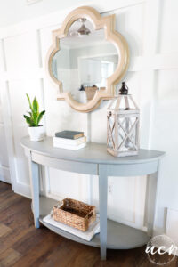 How To Paint A Console Table (to add interest) - Artsy Chicks Rule®