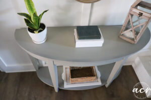 How To Paint A Console Table (to add interest) - Artsy Chicks Rule®