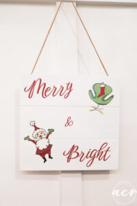 Merry & Bright Free Printables & Sign - Artsy Chicks Rule®