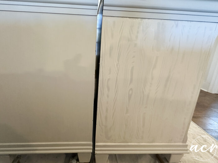 How To Use A Wood Graining Tool faux Wood Finish Artsy Chicks Rule 