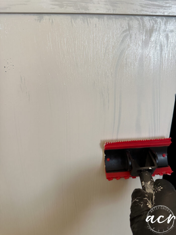 How To Use A Wood Graining Tool to Create A Faux Wood Finish Artsy