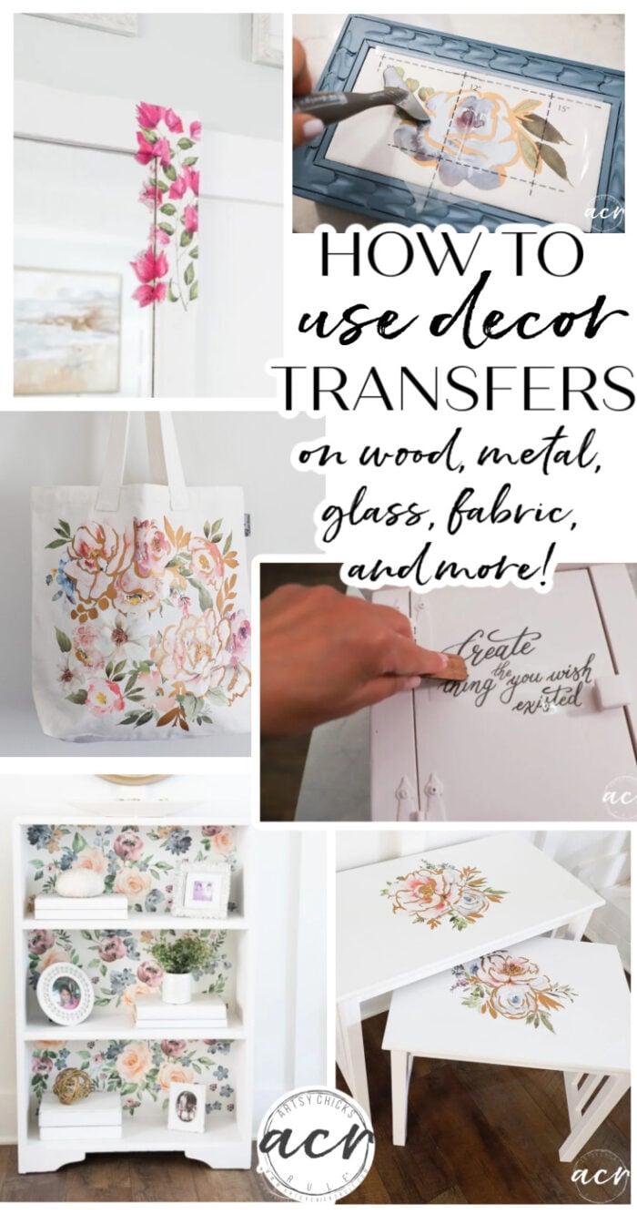How To Use Rub On Decor Transfers (Tips & More!) - Artsy Chicks Rule®