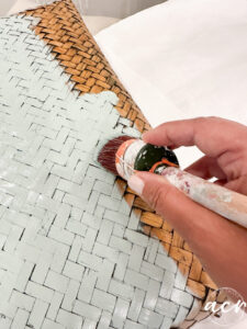 Painted Flat Basket Update - Artsy Chicks Rule®