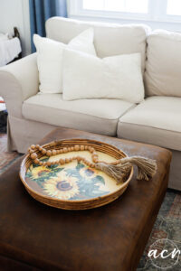 Sunflower Tray Makeover Idea - Artsy Chicks Rule®