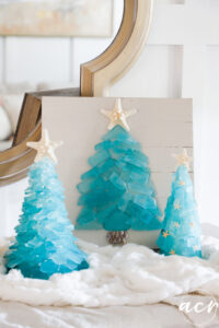 DIY Sea Glass Christmas Trees (3 ways!) - Artsy Chicks Rule®