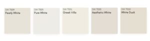 Sherwin Williams White Duck Exterior Home Paint (and updates!) - Artsy ...
