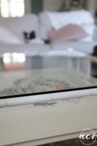 Glass Top Table Makeover - Artsy Chicks Rule®