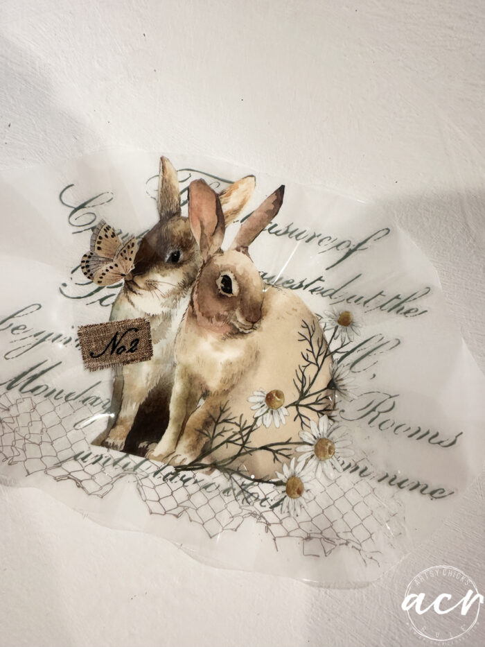 Easter Decor Ideas with Transfers - Artsy Chicks Rule®