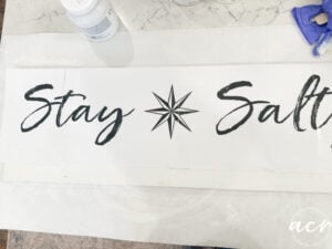 Easy DIY Stay Salty Sign - Artsy Chicks Rule®