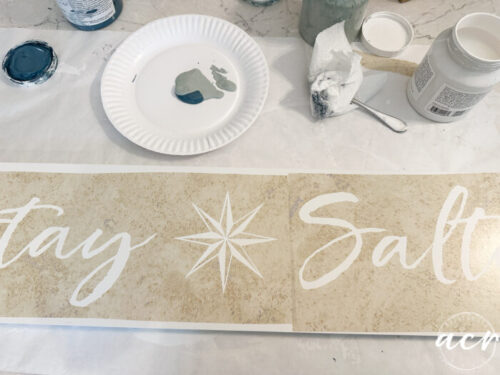 Easy DIY Stay Salty Sign - Artsy Chicks Rule®