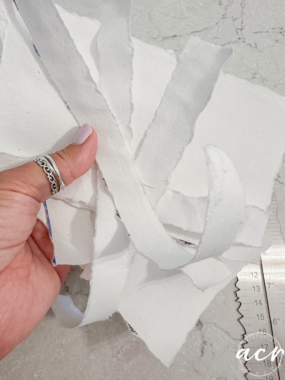 How To Create Deckled Edge Artwork - Artsy Chicks Rule®