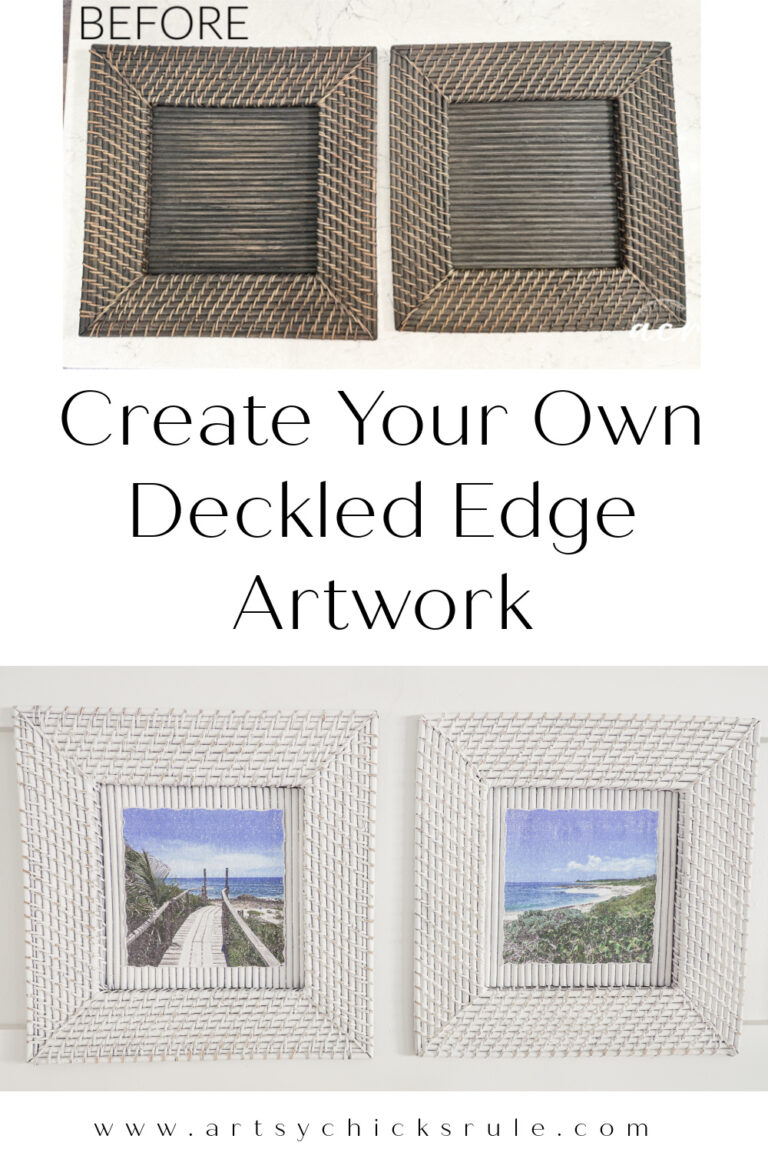 How To Create Deckled Edge Artwork - Artsy Chicks Rule®
